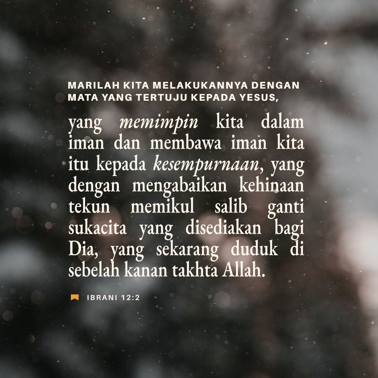 Ibrani 12:1-4 Kita dikelilingi orang-orang besar yang beriman ini ...