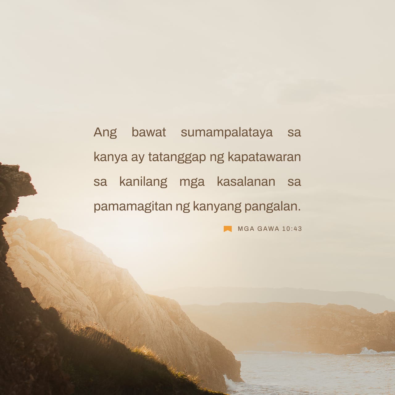 Mga Gawa 10:43 (RTPV05) - Siya ang tinutukoy ng mga propeta n | YouVersion