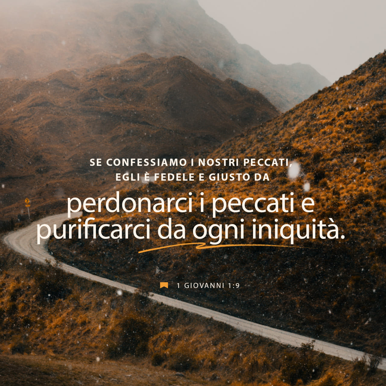 Prima lettera di Giovanni 1:9 (NR06) - Se confessiamo i nostri peccati ...