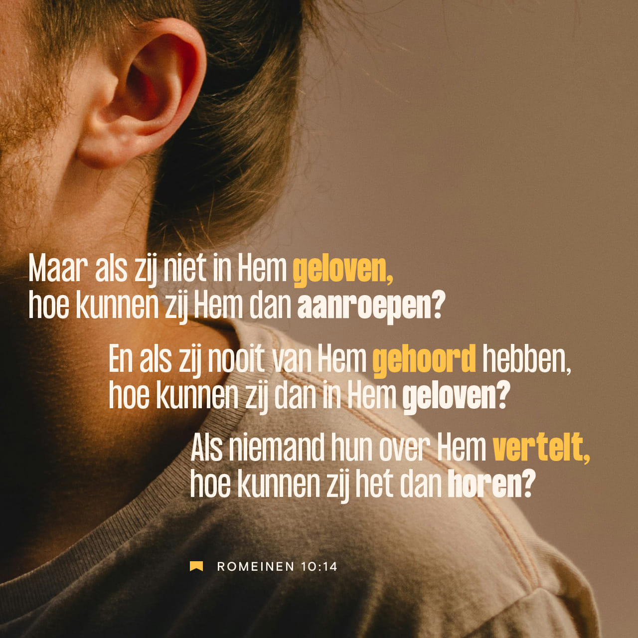 De Brief van den Apostel Paulus aan de Romeinen 10:14-15 Hoe zullen zij ...