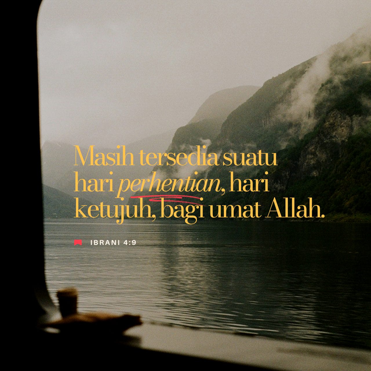 Ibrani 4:8-10 Sebab, andaikata Yosua telah membawa mereka masuk ke ...