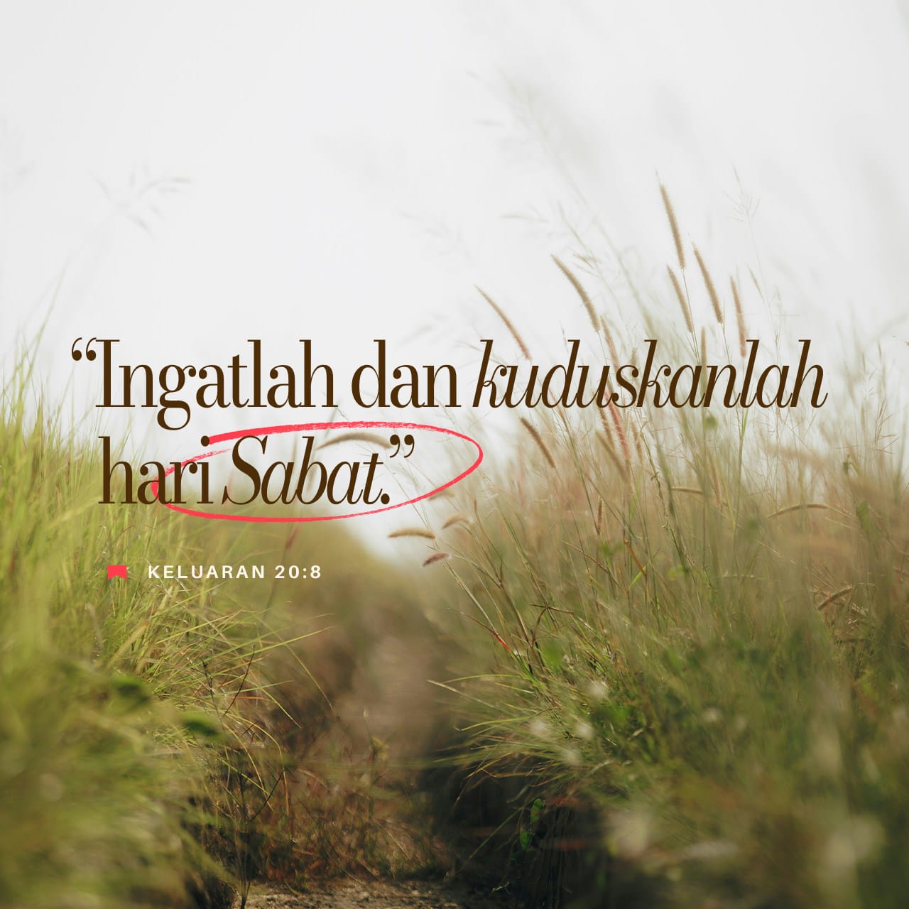 Keluaran 20:8-11 (TB) - Ingatlah dan kuduskanlah hari Sabat | YouVersion