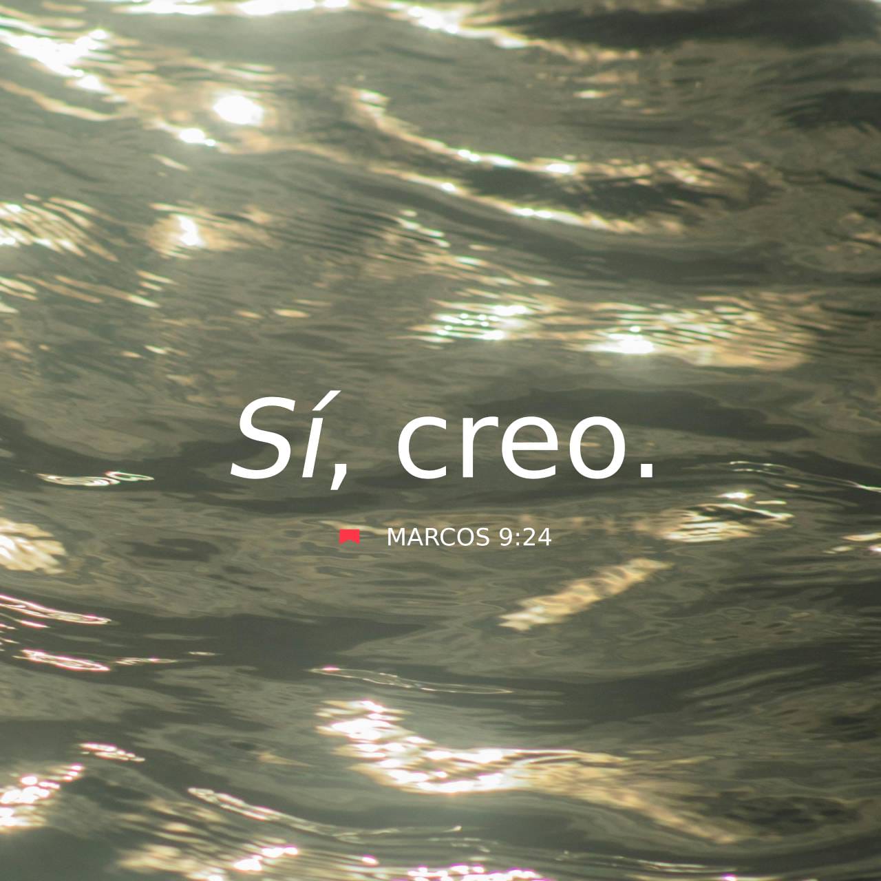 San Marcos 9:24 Entonces el padre del muchacho gritó: —Yo creo ...