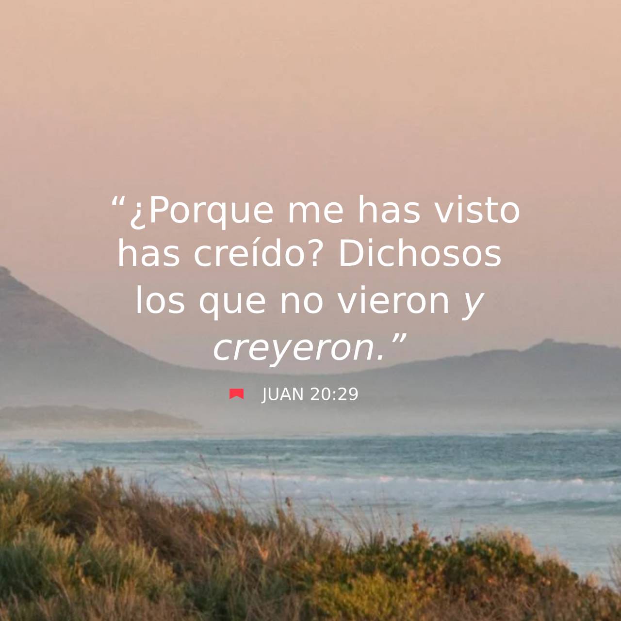 SAN JUAN 20:29-31 —Porque me has visto, has creído —le dijo Jesús ...