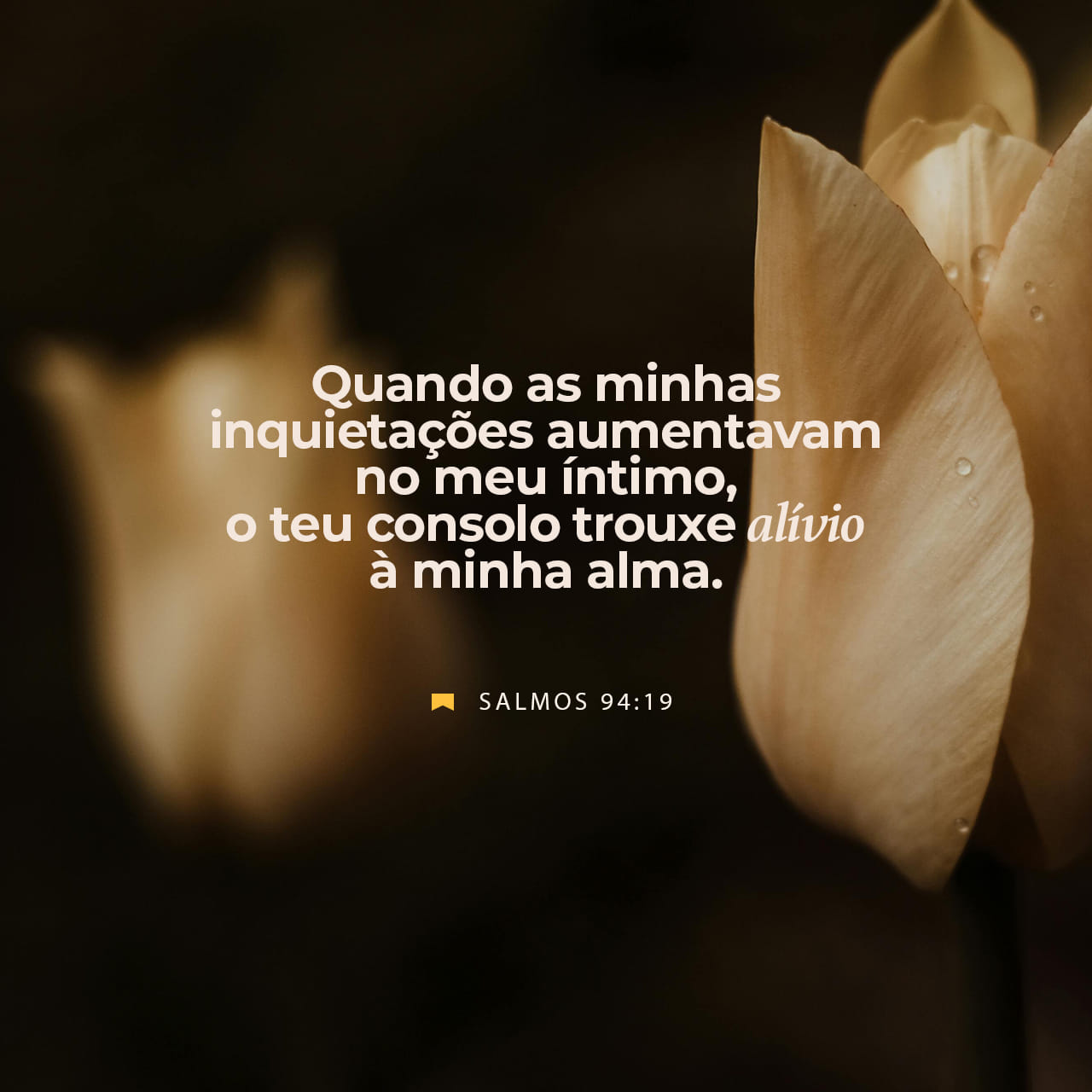 Salmos 94:18-23 Ó SENHOR Deus, quando senti que poderia morrer, o teu ...