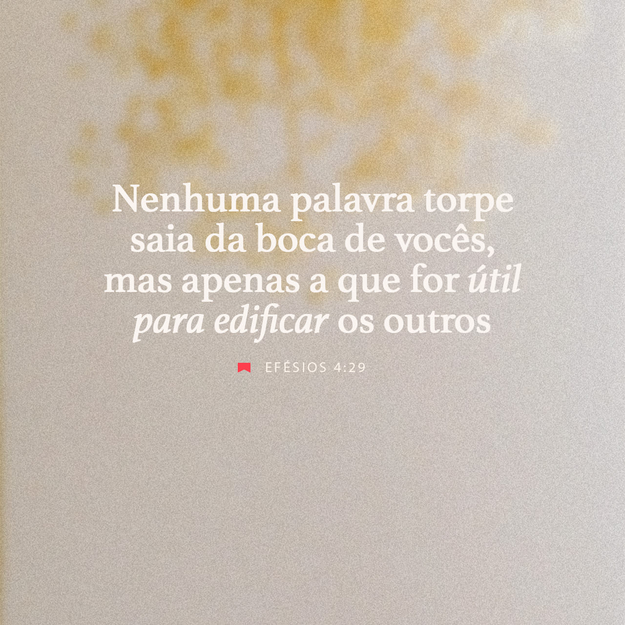 Efésios 4:29, 31-32 Não saia da vossa boca nenhuma palavra torpe, e sim ...