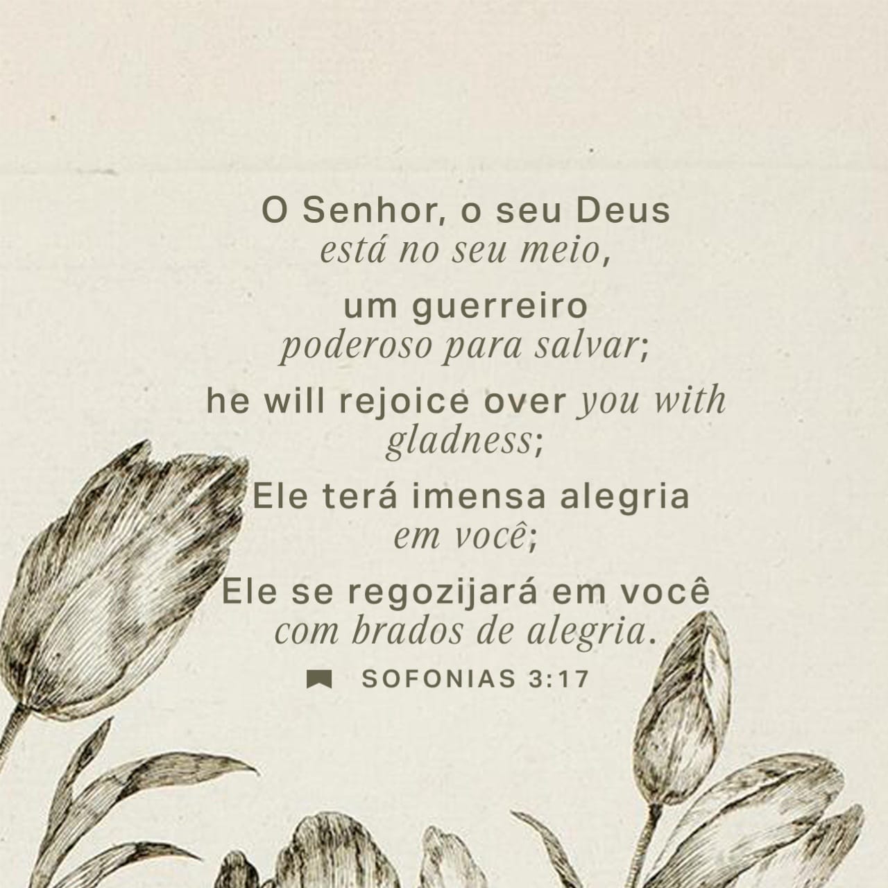 Sofonias 3:17 (NVT) - Pois o SENHOR, seu Deus, está em se | YouVersion