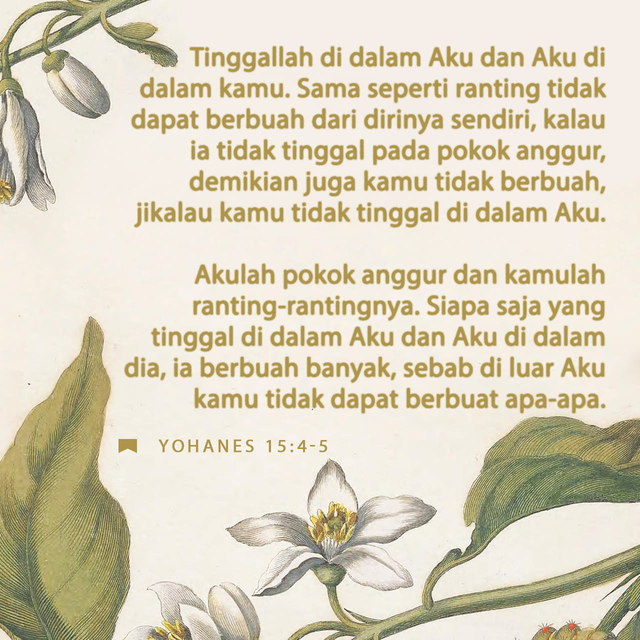 Yohanes 15 Yohanes 15:13 Tidak Ada Kasih Yang Lebih Besar Dari Pada