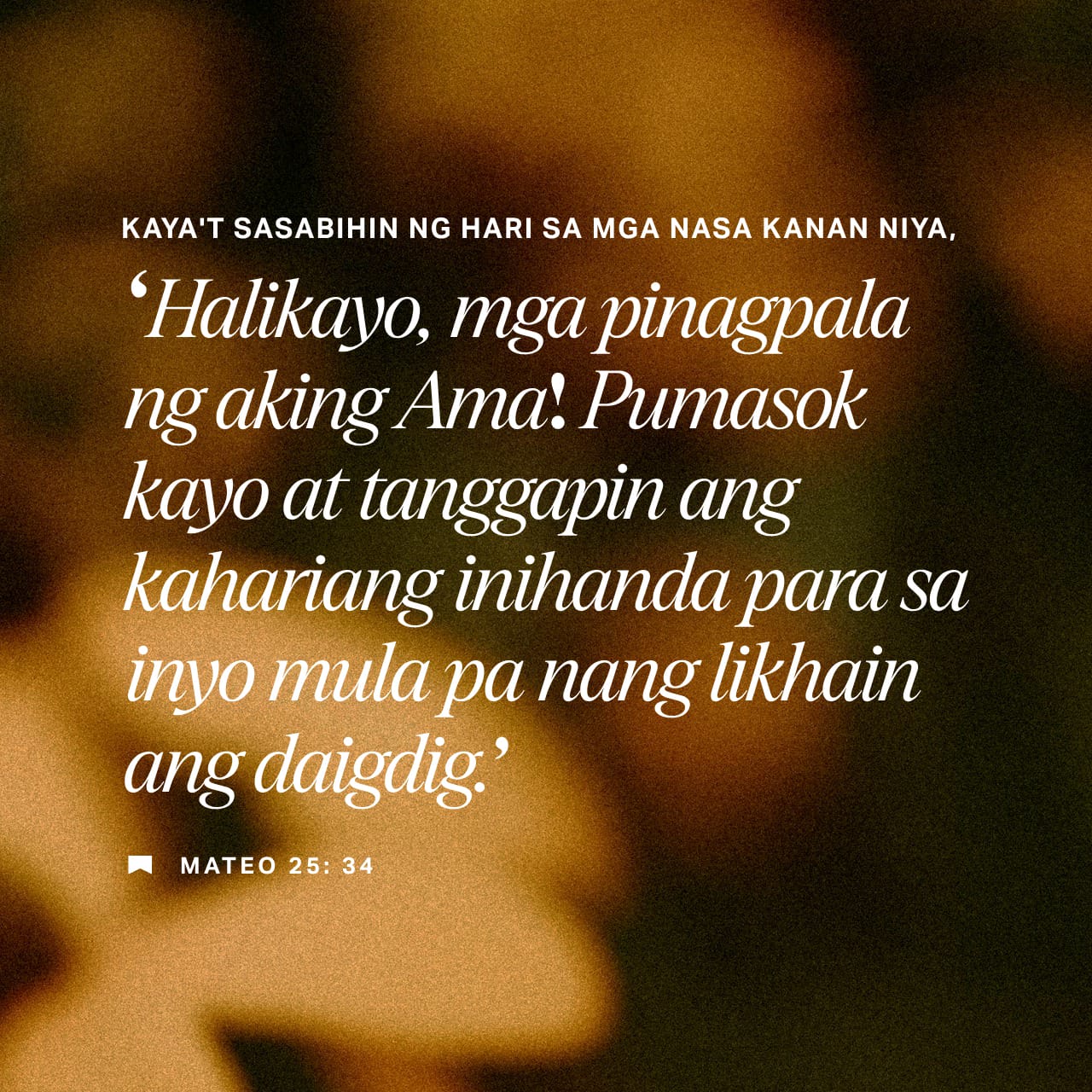 Matthew 22 34 40 Tagalog