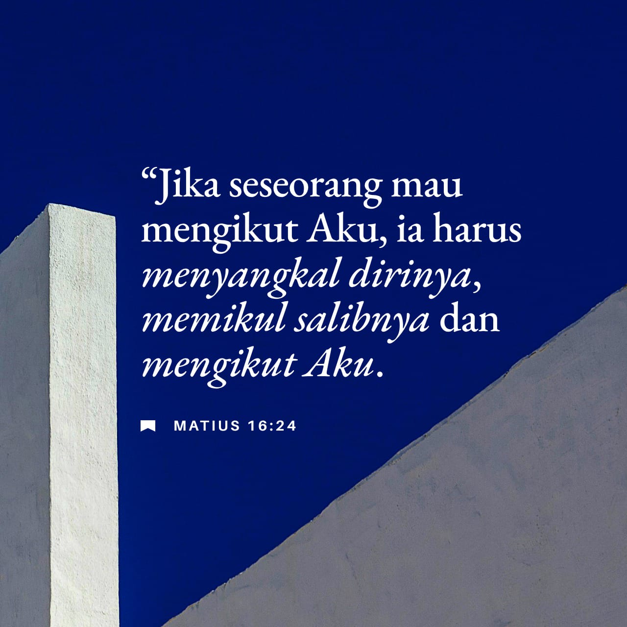 Matius 16:23-27 Maka Yesus berpaling dan berkata kepada Petrus ...