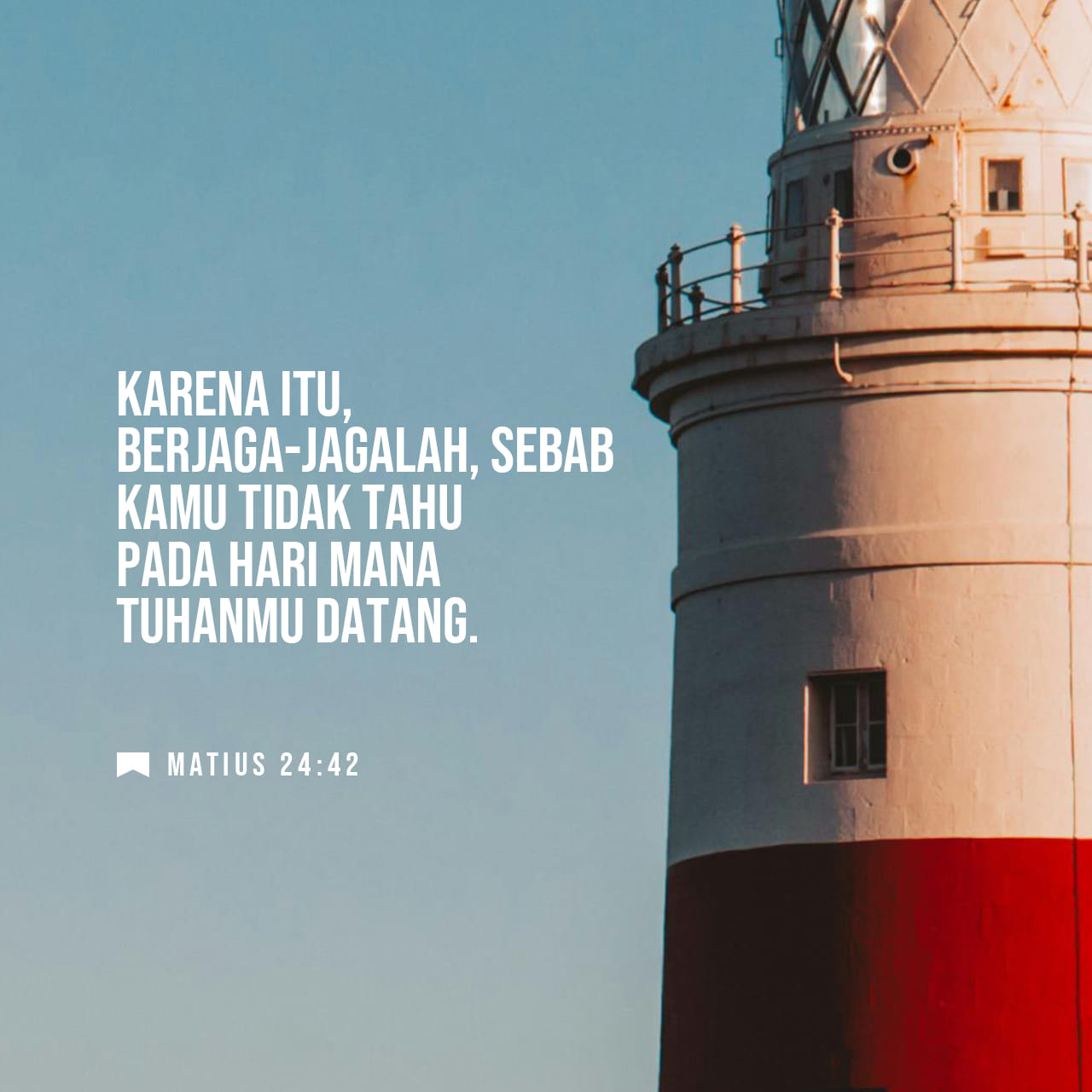 Matius 24:42-51 (TB) - Karena itu berjaga-jagalah, sebab k | YouVersion