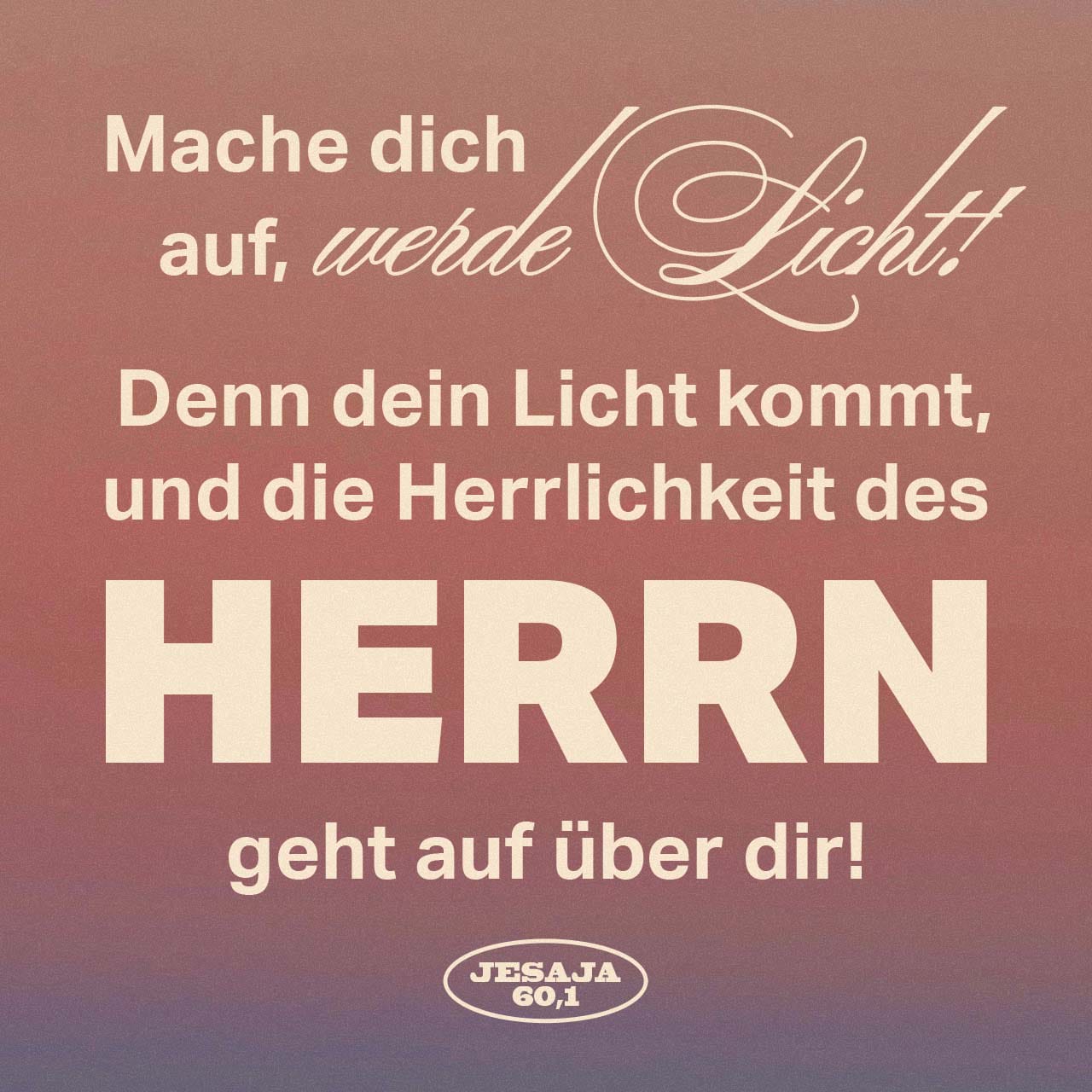 Jesaja 60:1-6 (Hfa) - Steh auf, Jerusalem, und leuchte! D | YouVersion