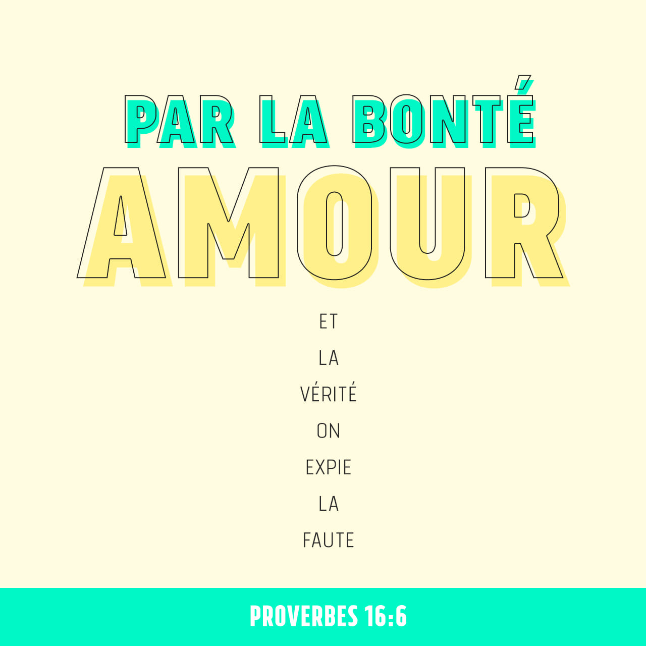 Proverbes 16:6-12 Par la bonté et la fidélité on expie l’iniquité, Et ...