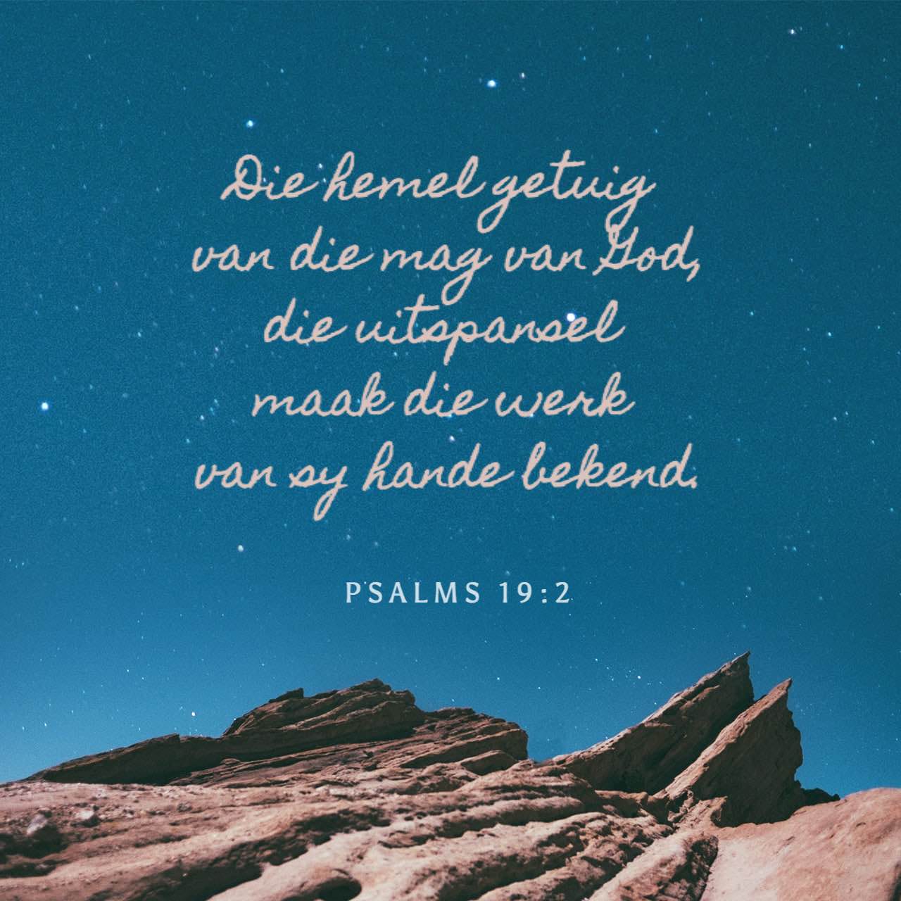 PSALMS 19 1 VIR Die Musiekleier n Psalm Van Dawid Afrikaans 1933 