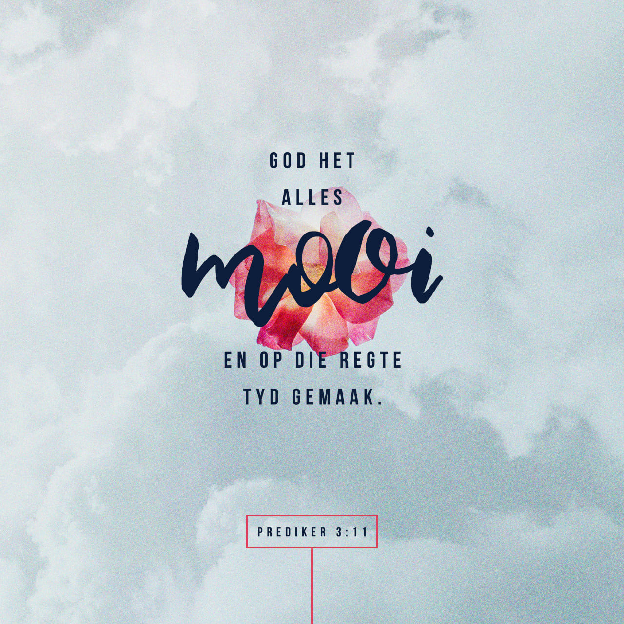 Prediker 3:1-11 Daar is 'n regte tyd vir alles, elke ding in hierdie ...