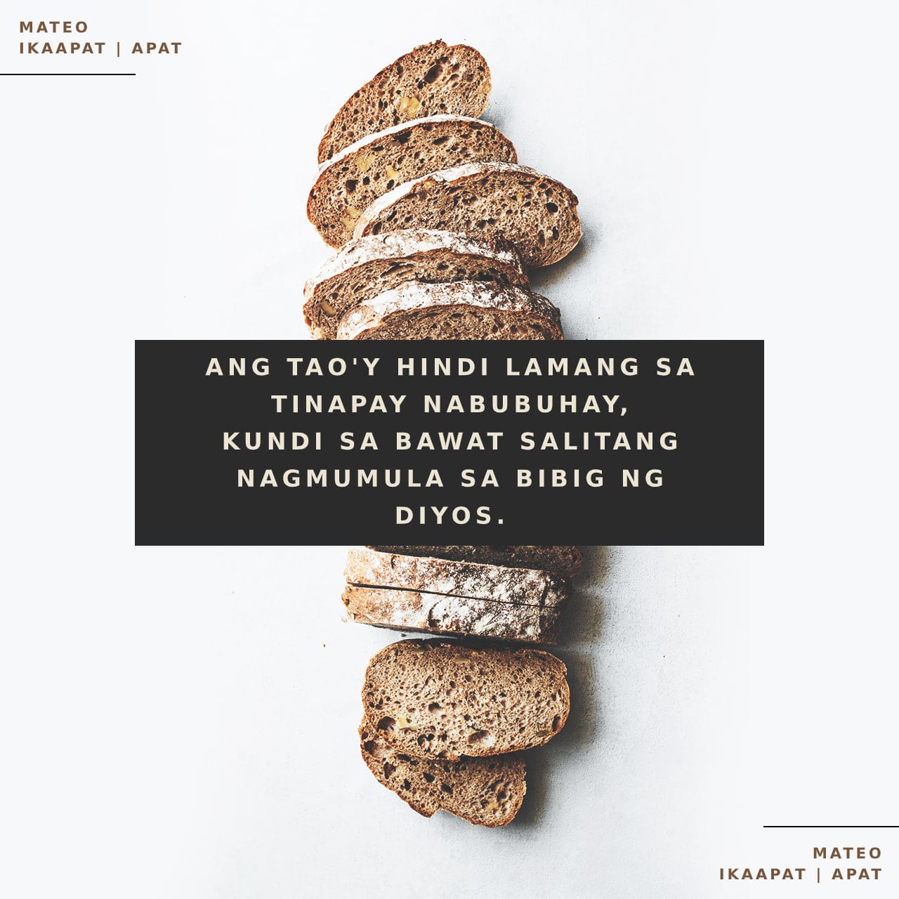 Mateo 4 4 Ngunit Sumagot Si Jesus Nasusulat Ang Tao y Hindi Lamang mateo-4-4-ngunit-sumagot-si-jesus-nasusulat-ang-tao-y-hindi-lamang