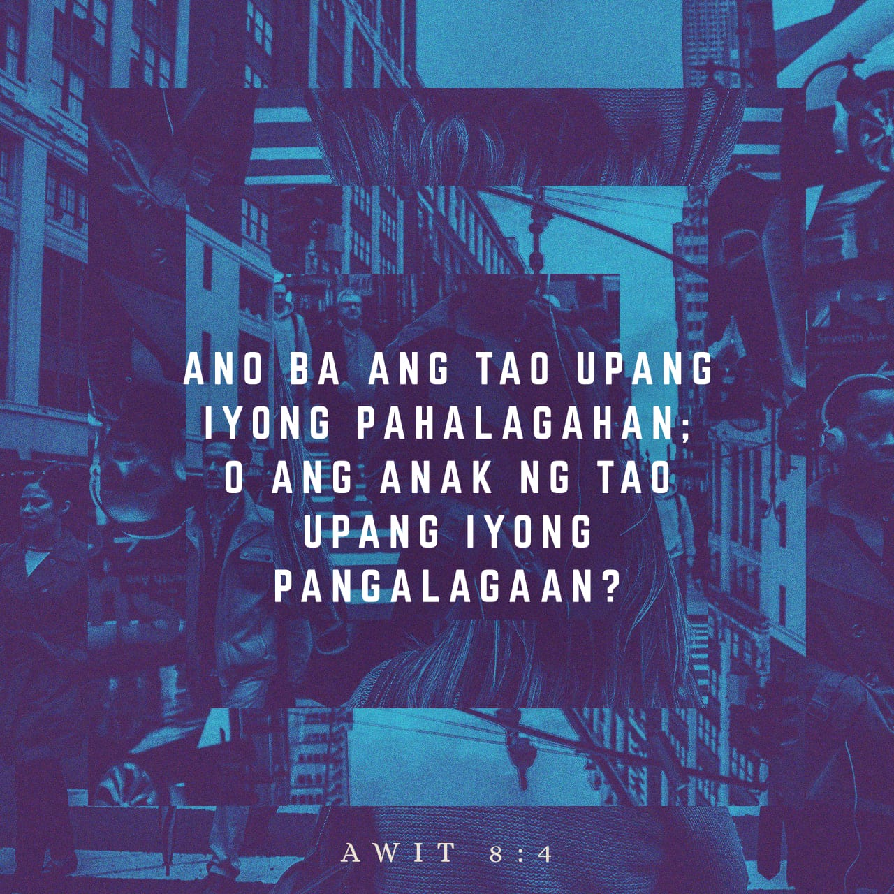 Mga Awit 8:3-4 Pinagmasdan ko ang langit na gawa ng iyong kamay, pati ...