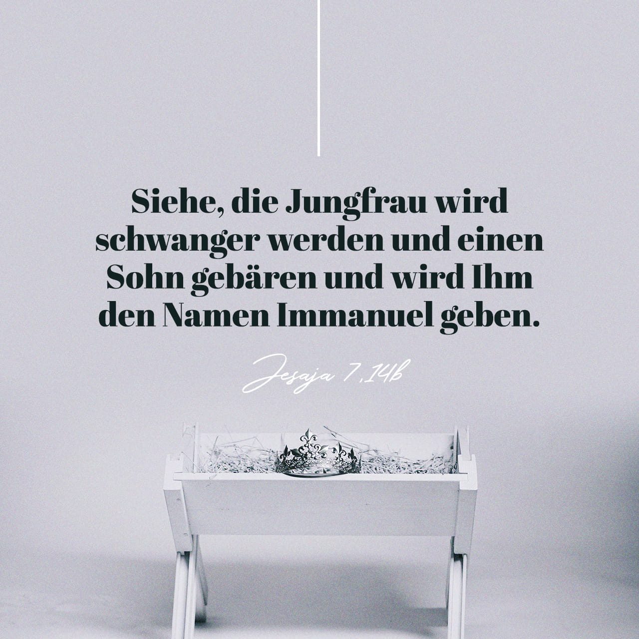Jesaja 7:14-17 Jetzt gibt euch der Herr von sich aus ein Zeichen: Die ...