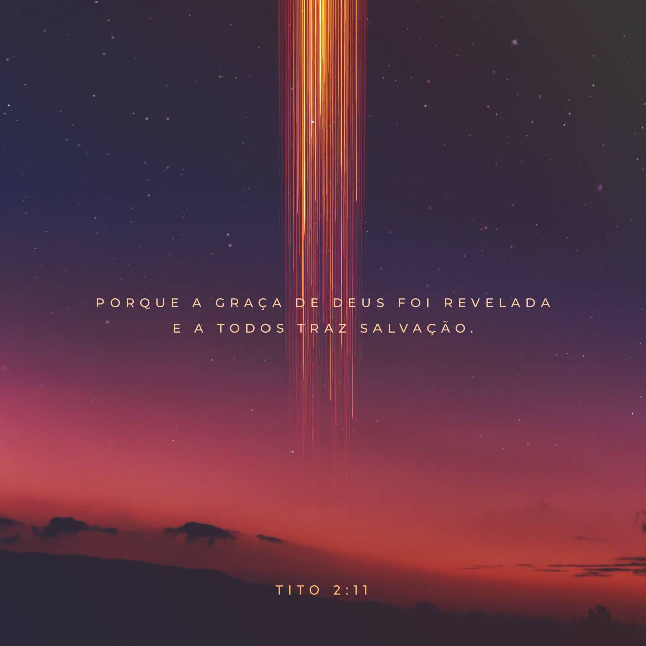 Tito 2:11-14 Porque a graça de Deus se há manifestado, trazendo ...