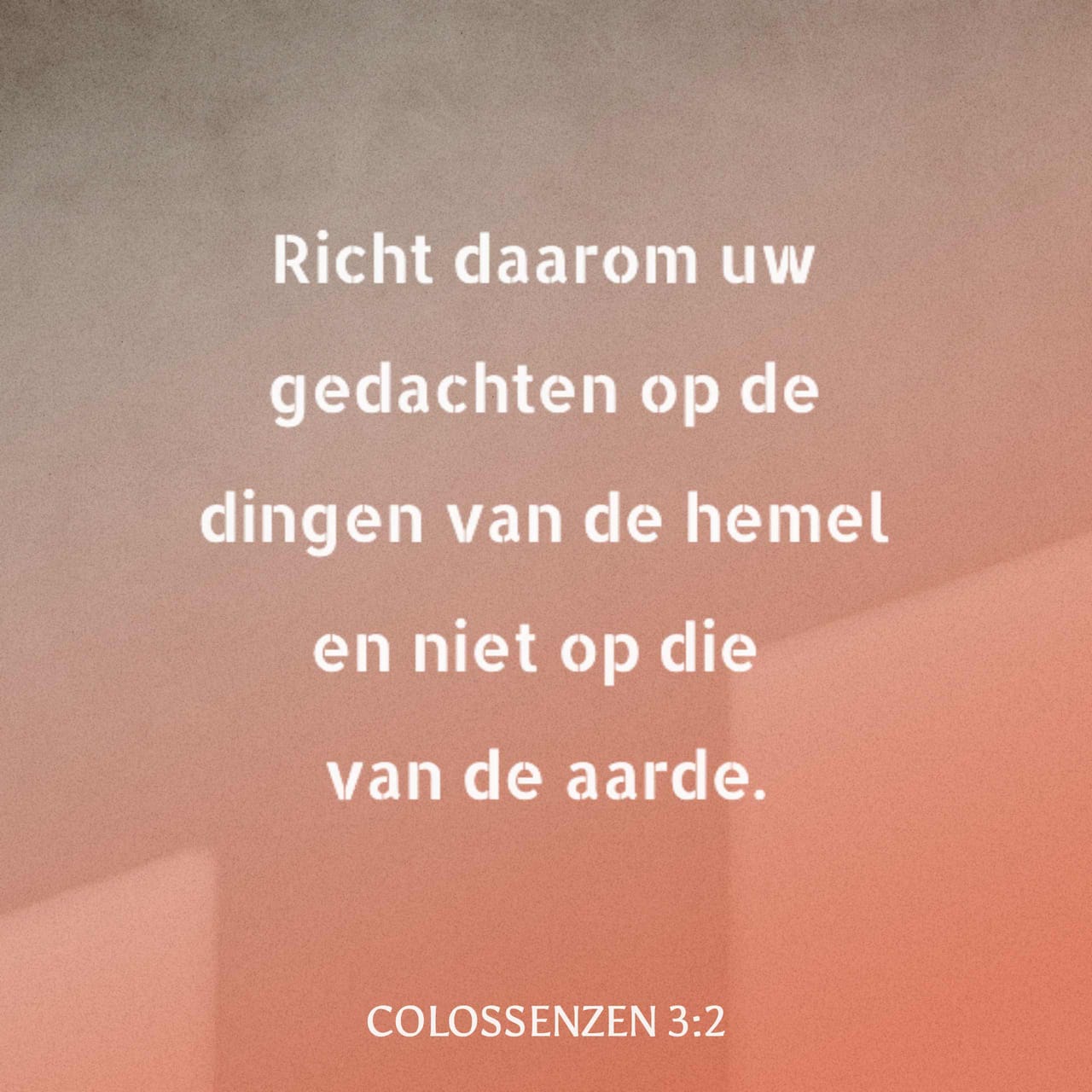 De brief van Paulus aan de Kolossenzen 3:1-6 Indien gij dan met ...