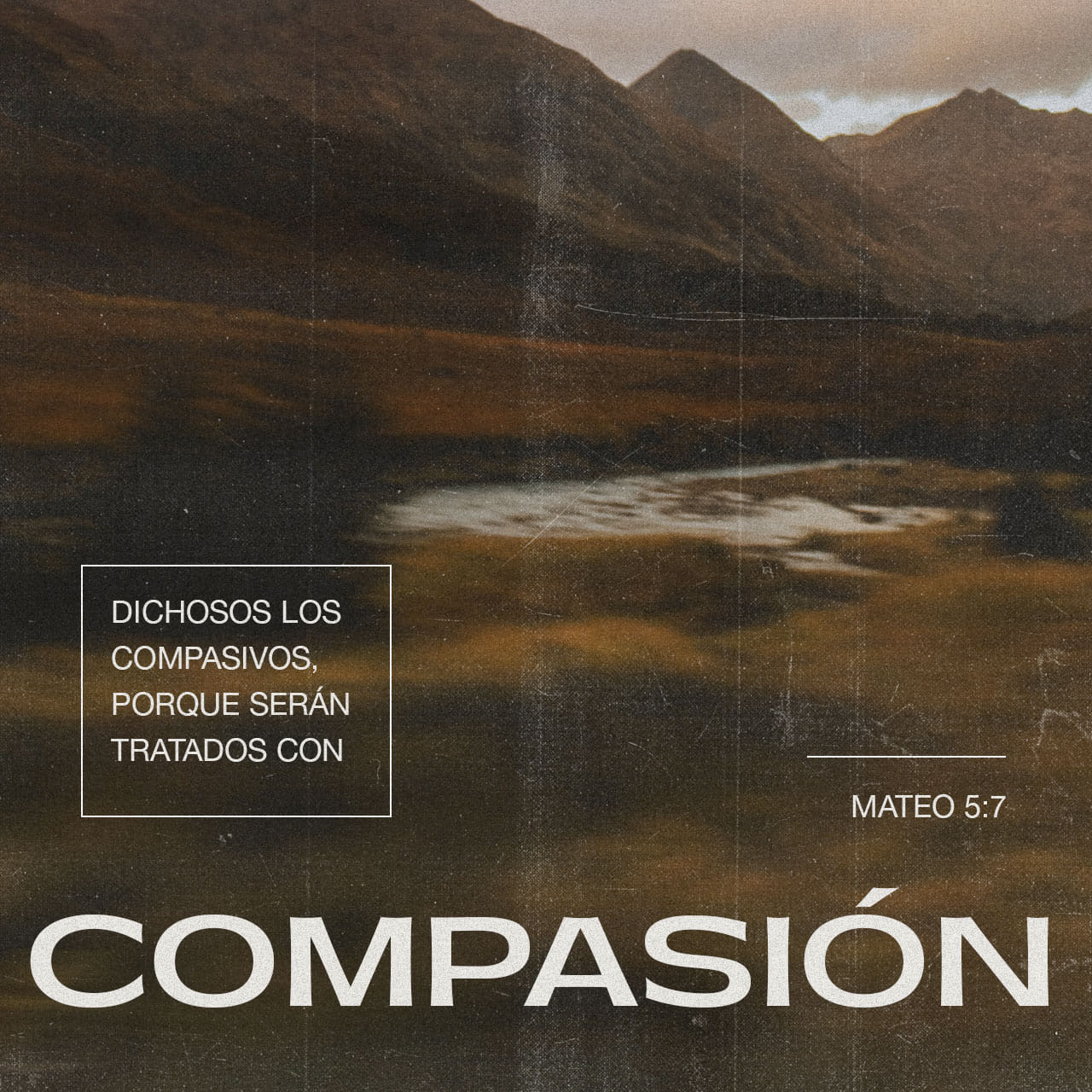 S. Mateo 5:7 Bienaventurados los misericordiosos, porque ellos ...