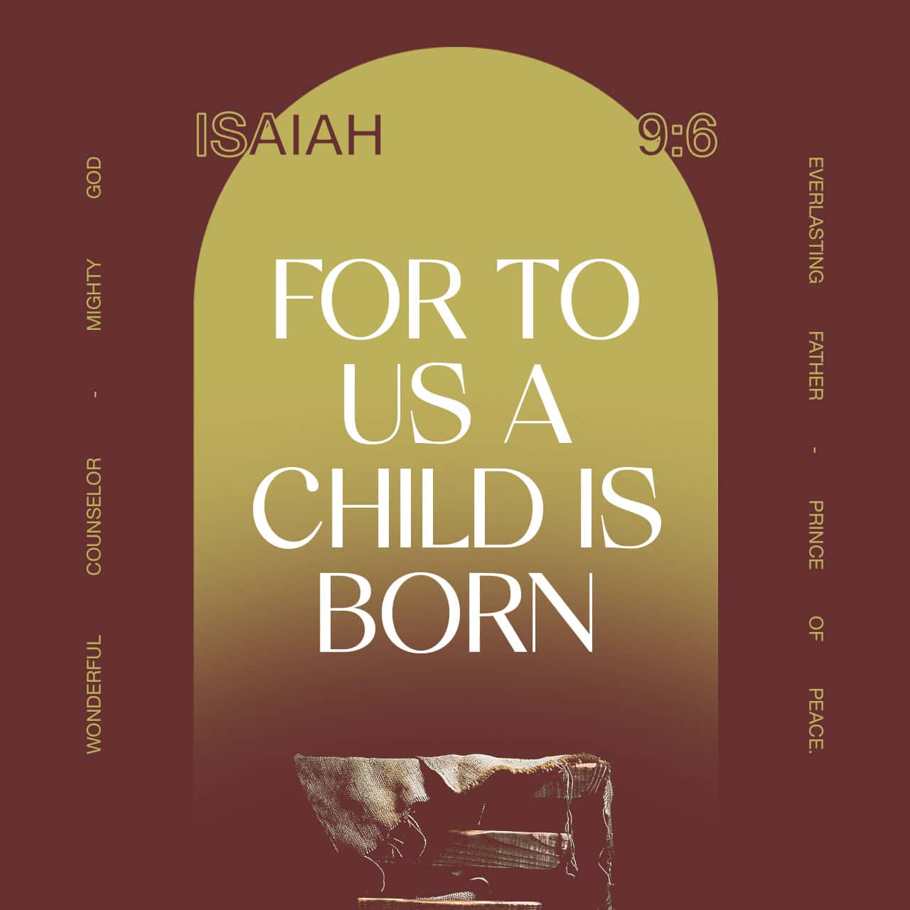 Isaiah 9:6 For to us a child is born, to us a son is given, and the ...