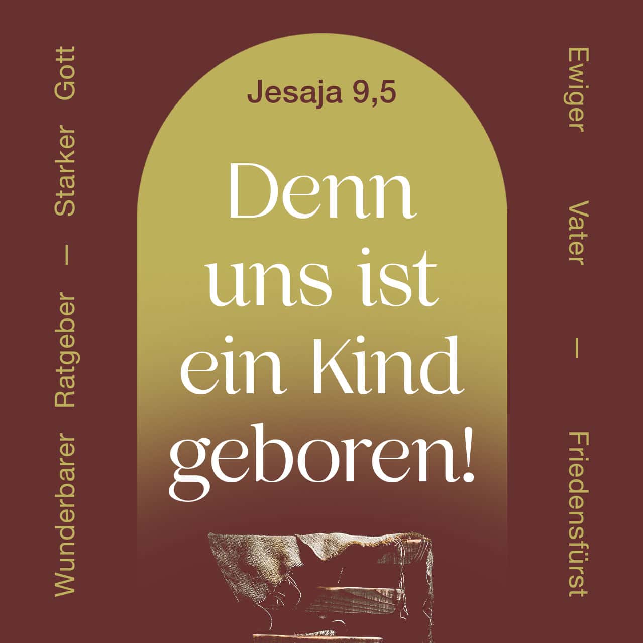 Jesaja 9:6 Die Mehrung der Herrschaft und der Friede werden kein Ende ...