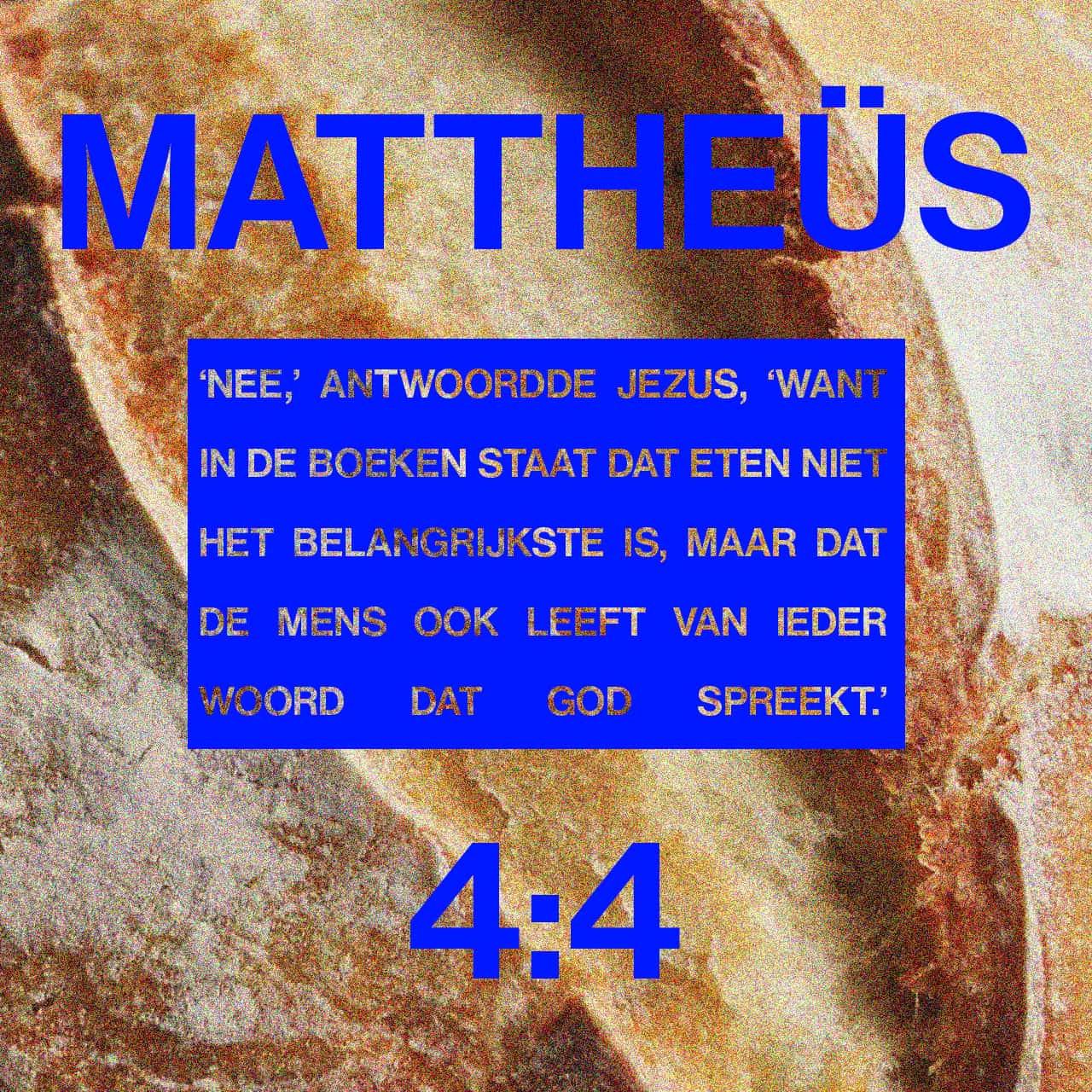 Het Evangelie van Mattheus 4:4-16 (STV) - Doch Hij, antwoordende, zeide ...