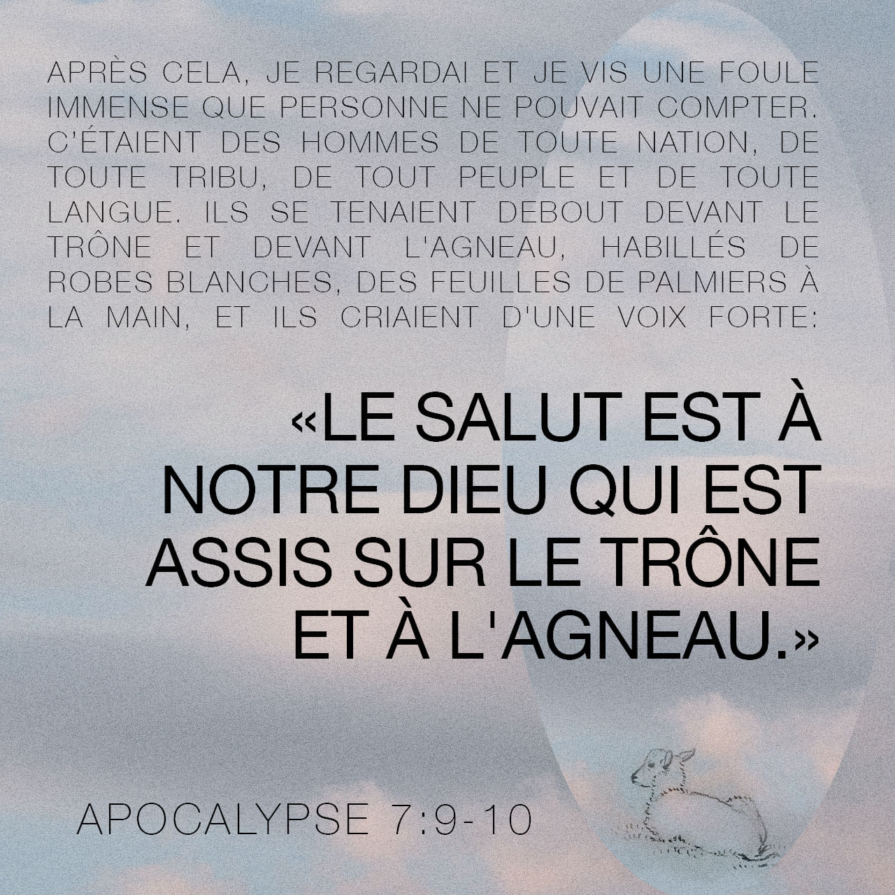 Principaux versets bibliques du Apocalypse 7 | Versets bibliques ...