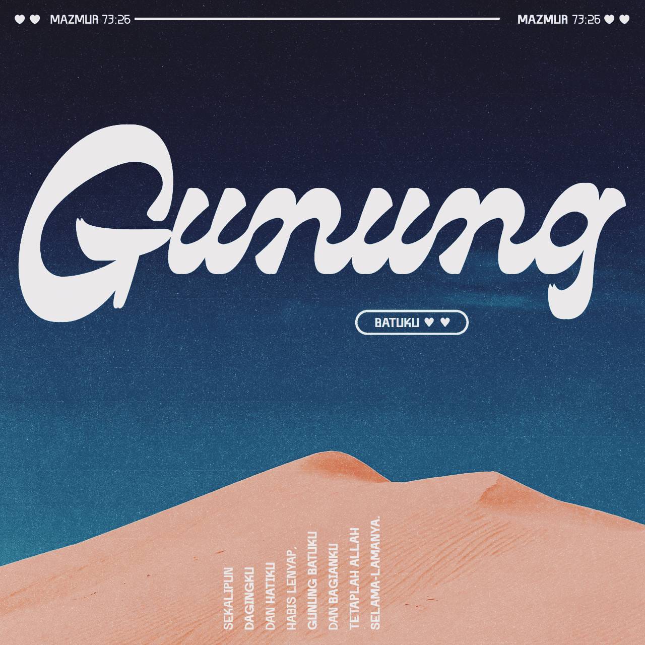 Mazmur 73:26 (TB) - Sekalipun dagingku dan hatiku habis | YouVersion