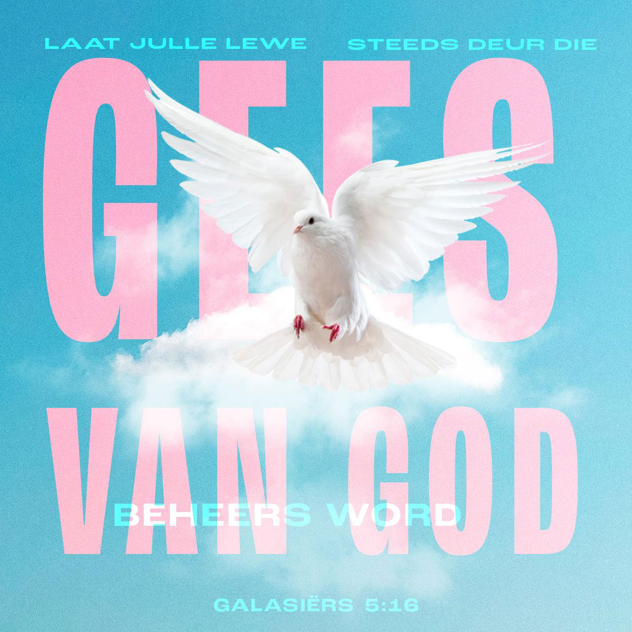 Galasiërs 5:16-25 Julle moet julle lewe deur die Heilige Gees laat ...