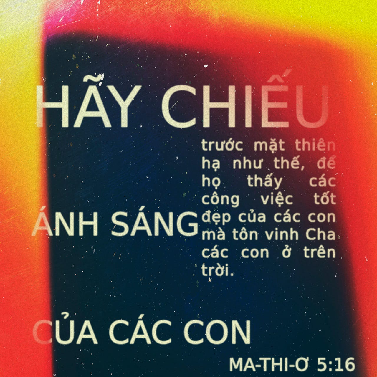 Ma-thi-ơ 5:16 - So sánh Tất cả các Bản dịch | YouVersion