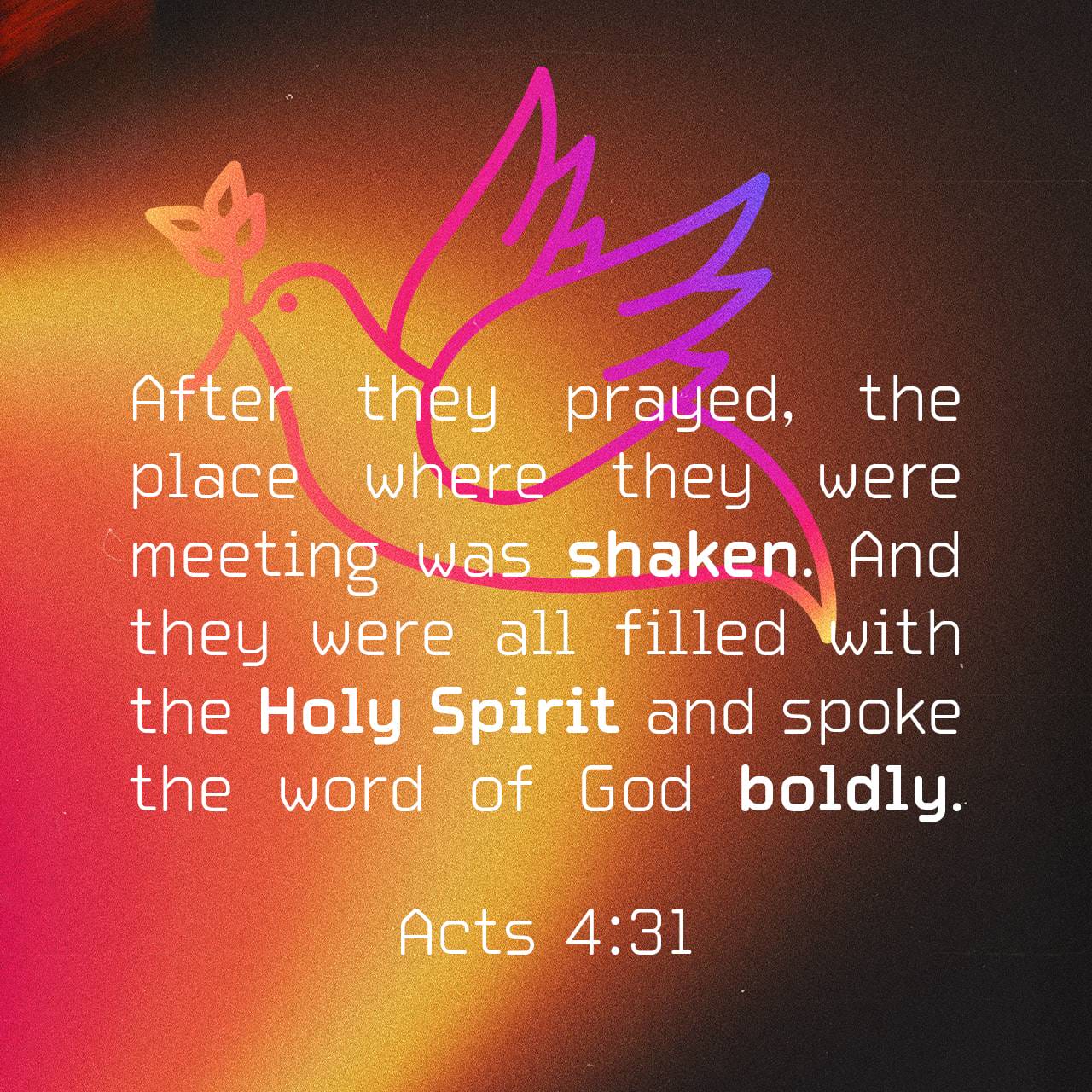 Acts 4 31 Commentary Acts 4 31 Commentary