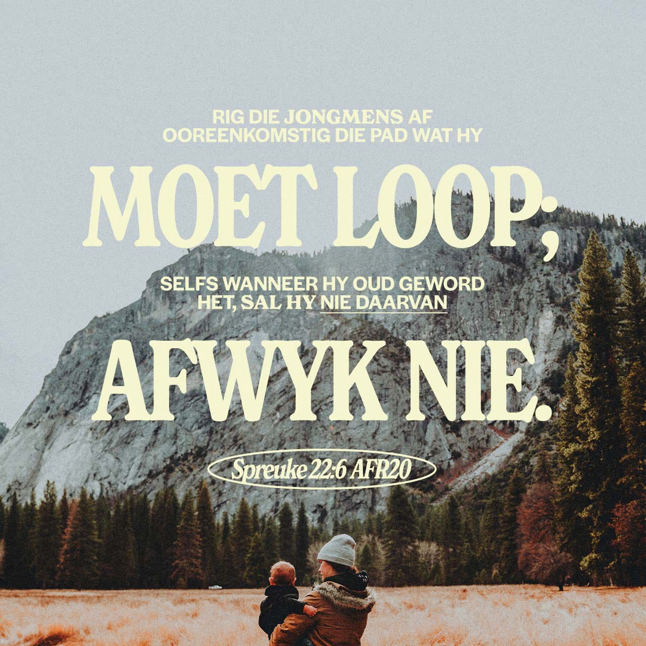 SPREUKE 22:6-11 Gee leiding aan 'n jongmens oor hoe hy moet leef, en hy ...