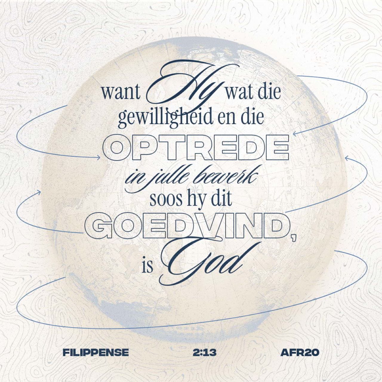 FILIPPENSE 2:13-16 want dit is God wat julle gewillig en bekwaam maak ...