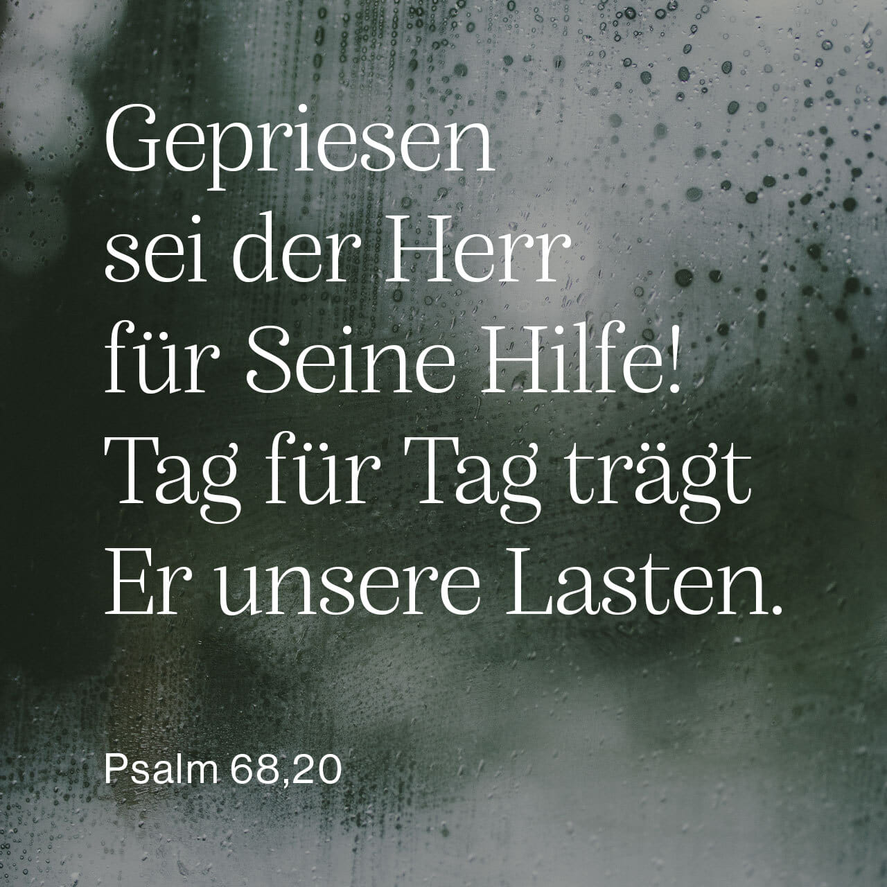 Psalmen 68:19-35 (ELB) - Gepriesen sei der Herr! Tag für Tag | YouVersion