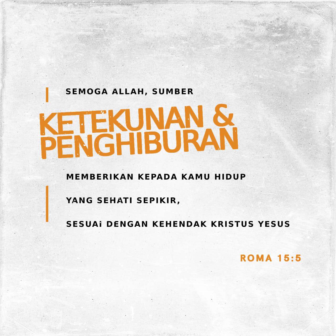 Roma 15:4-9 (TB) - Sebab segala sesuatu yang ditulis d | YouVersion