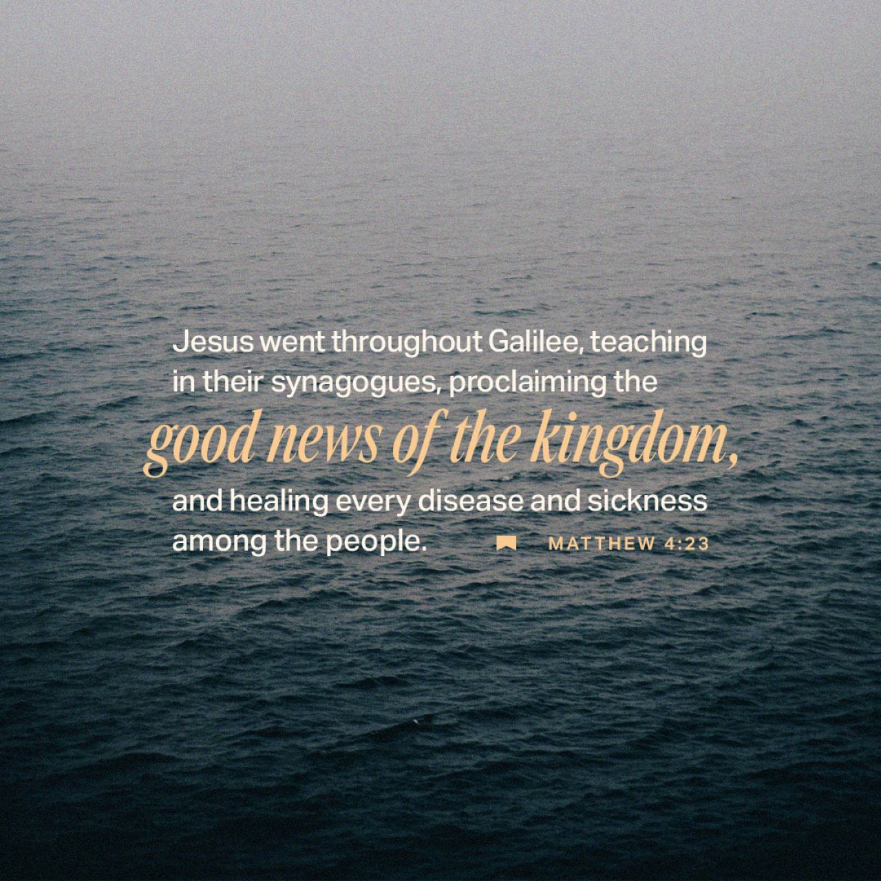 Matthew 4:13, 23 Leaving Nazareth, he went and lived in Capernaum ...