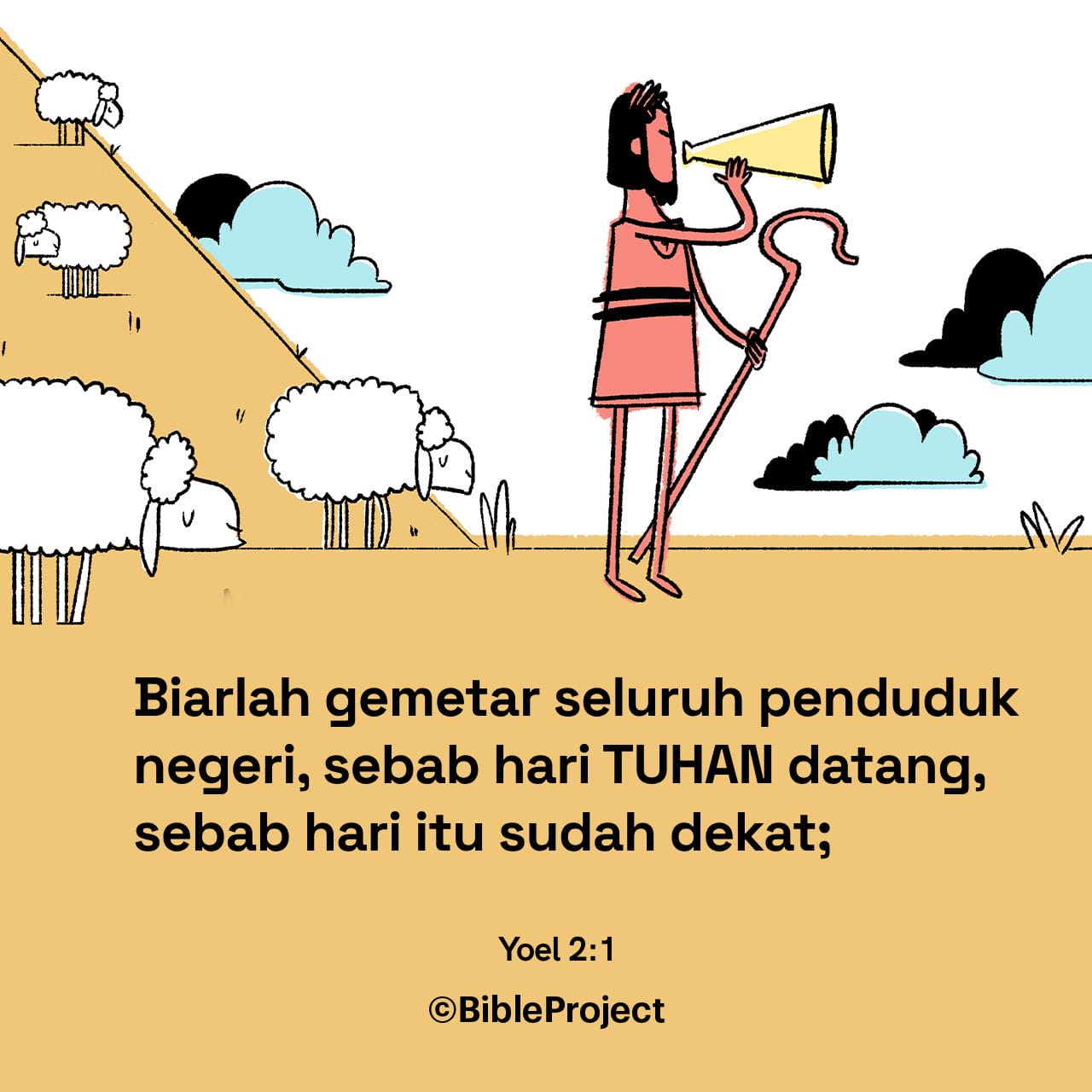 Y"oel 2:1-11 (TB) - Tiuplah sangkakala di Sion dan bert | YouVersion