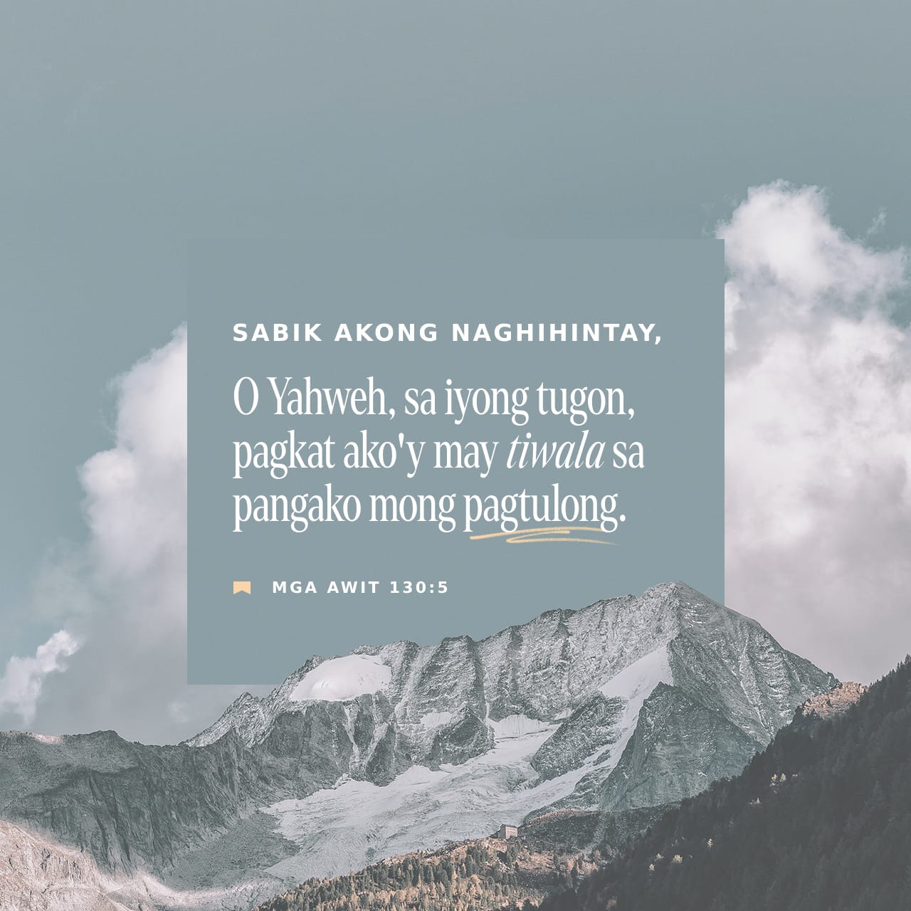 Mga nangungunang bersikulo sa Biblia mula sa Mga Awit 130 | Mga ...