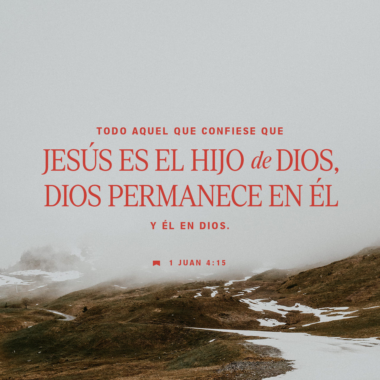 1 Juan 4:15, 17 Si alguien confiesa públicamente que Jesús es el Hijo ...