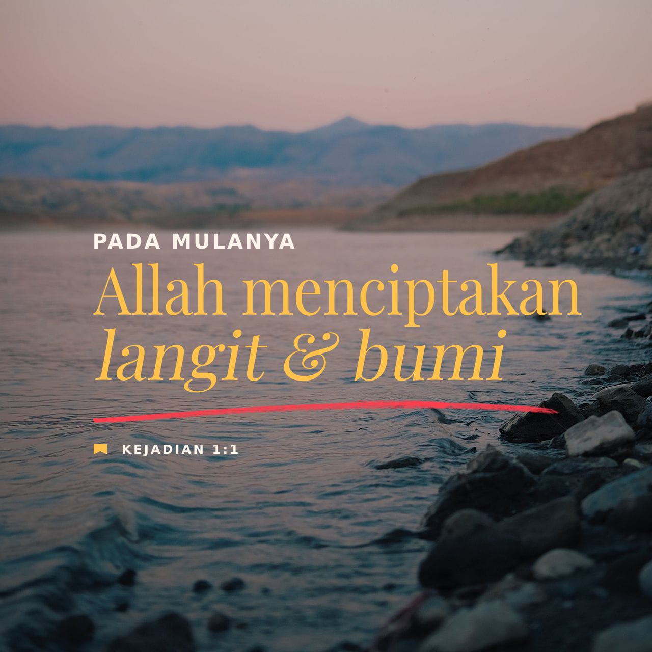 Kejadian 1:1-3, 5 Pada permulaan segala sesuatu, Allah menciptakan tingkat-tingkat surga dan ...
