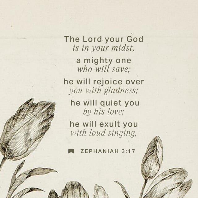 Verse of the Day - Zephaniah 3:17