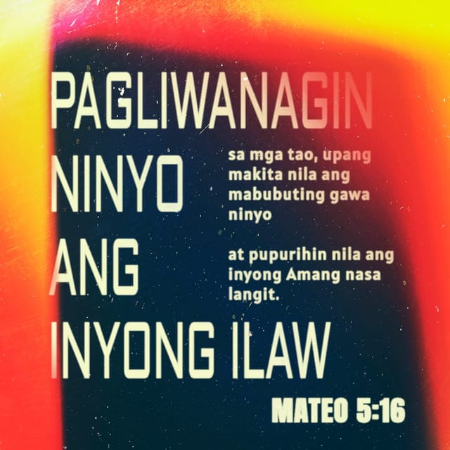 Bersikulo ng Araw - Mateo 5:16