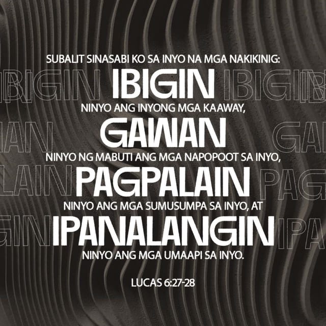 Bersikulo ng Araw - Lucas 6:28
