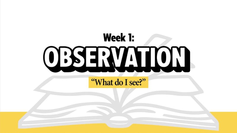 Methods Series || Week 1: Observation | Videos | YouVersion