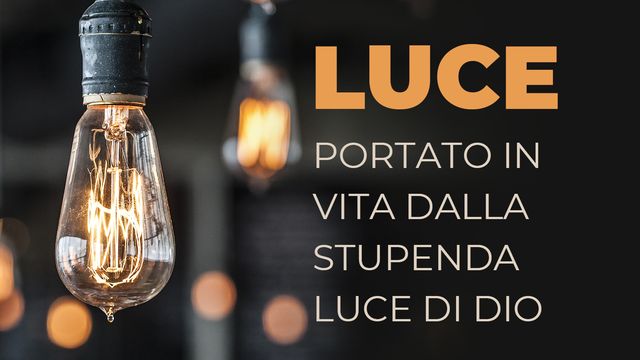 LUCE - Portato In Vita Dalla Stupenda Luce Di Dio | Piano di Lettura ...