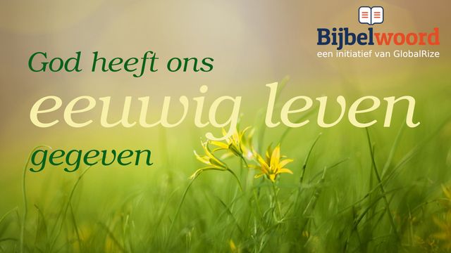 Eeuwig Leven | Devotional Reading Plan | YouVersion Bible