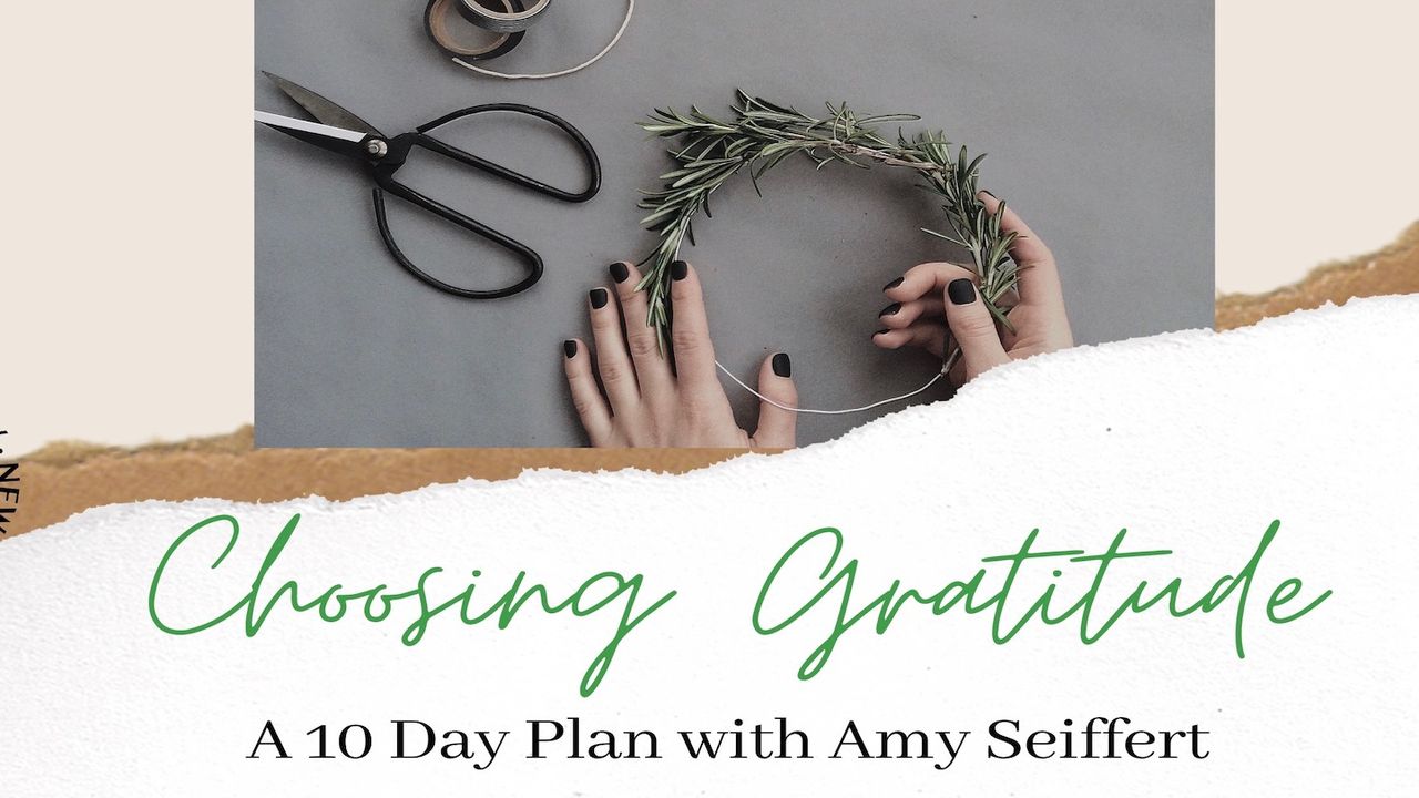 Choosing Gratitude - Day 1 of 10