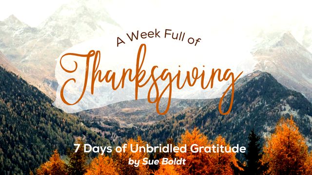 A Week Full of Thanksgiving | Devotional Reading Plan | YouVersion Bible